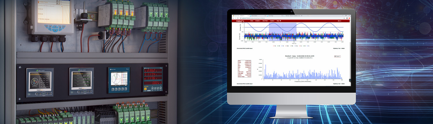 Stationäre PQ-Messung mit PQView® - Power Quality as a Service